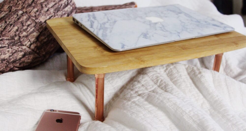 Made a Thing: Little Wooden Laptop Table - Casie Stewart - This Is My Life